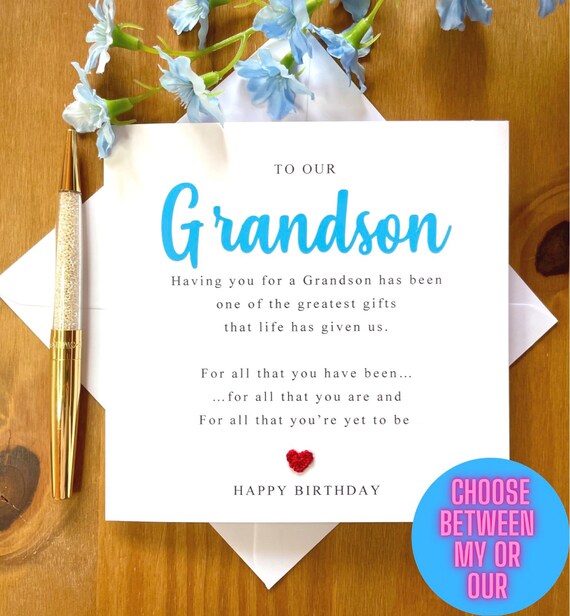 Grandson 21st Birthday Card