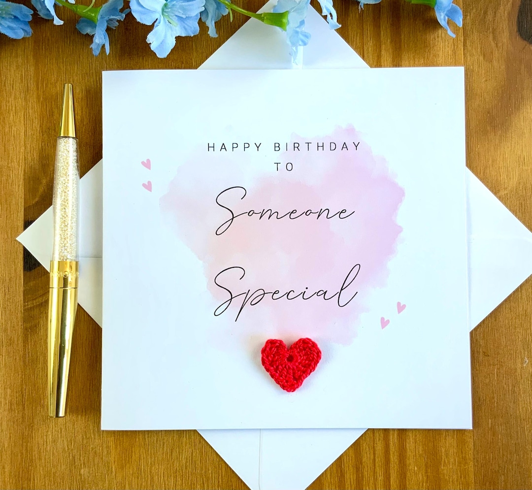 Someone Special Birthday Card, Card for Special Person, Special Friend ...