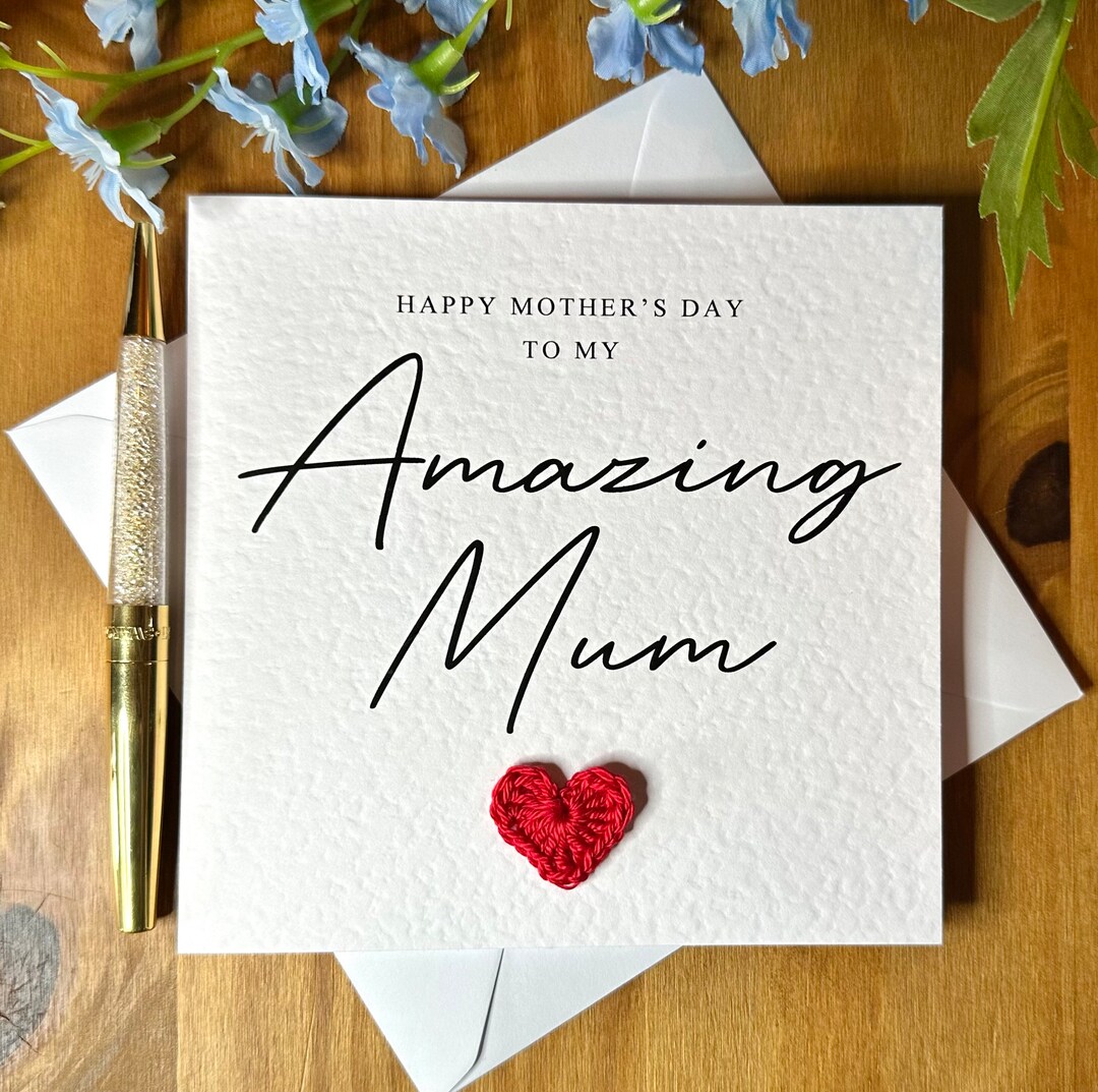 Amazing Mum Mother’s Day Card, to My Amazing Mam, Special Mother’s Day ...