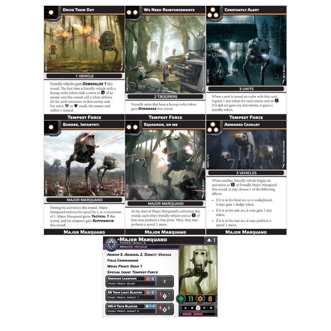 Tempest Force Battle Force Cards 1.95 - Etsy