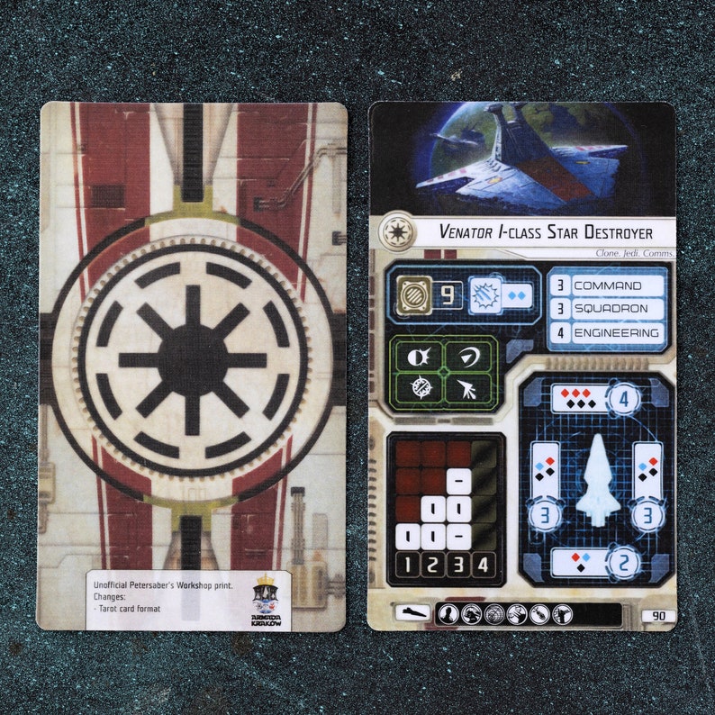 SWA: Clone Wars Venator Tarot Cards - Etsy Australia