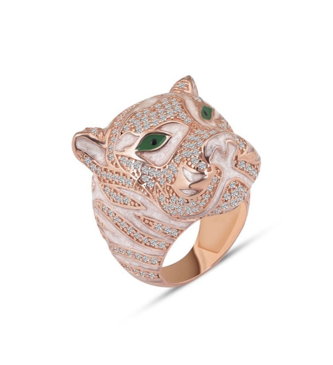 Tiger Ring Panther Ring Tiger Jewelry Animal Ring Puma - Etsy