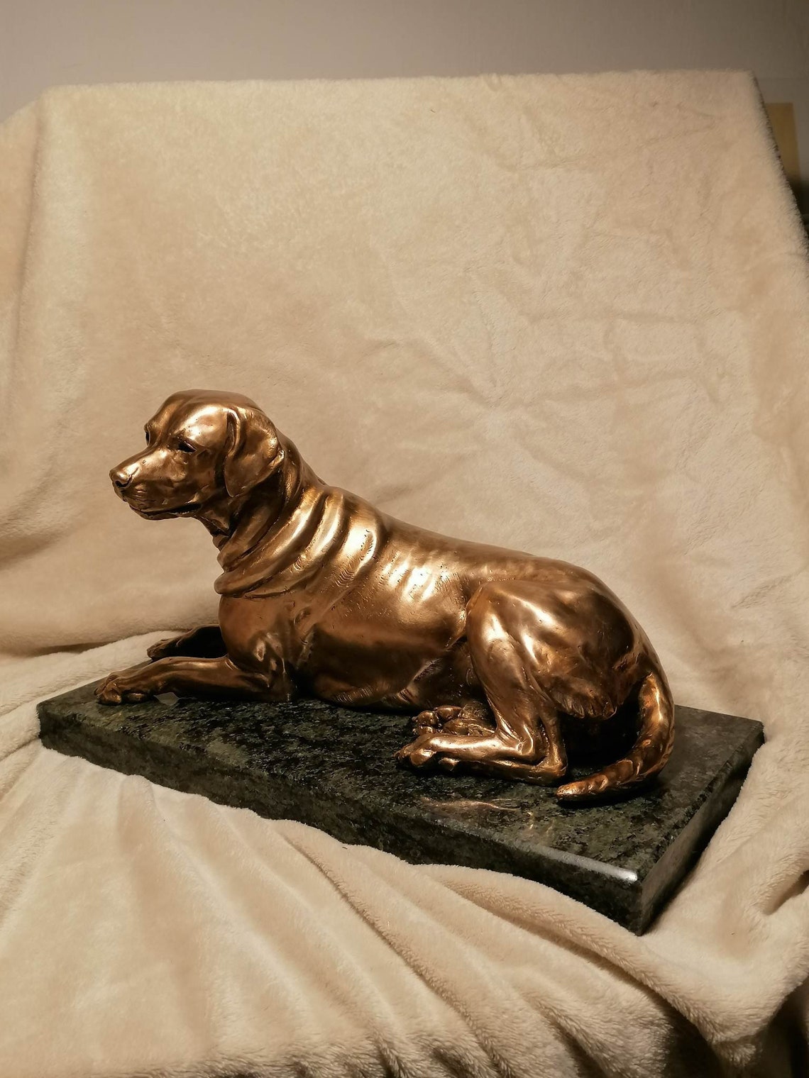 Labrador Bronze Statue - Etsy