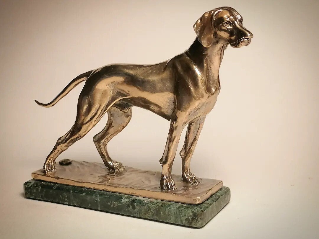 Weimaraner Bronze Statue - Etsy