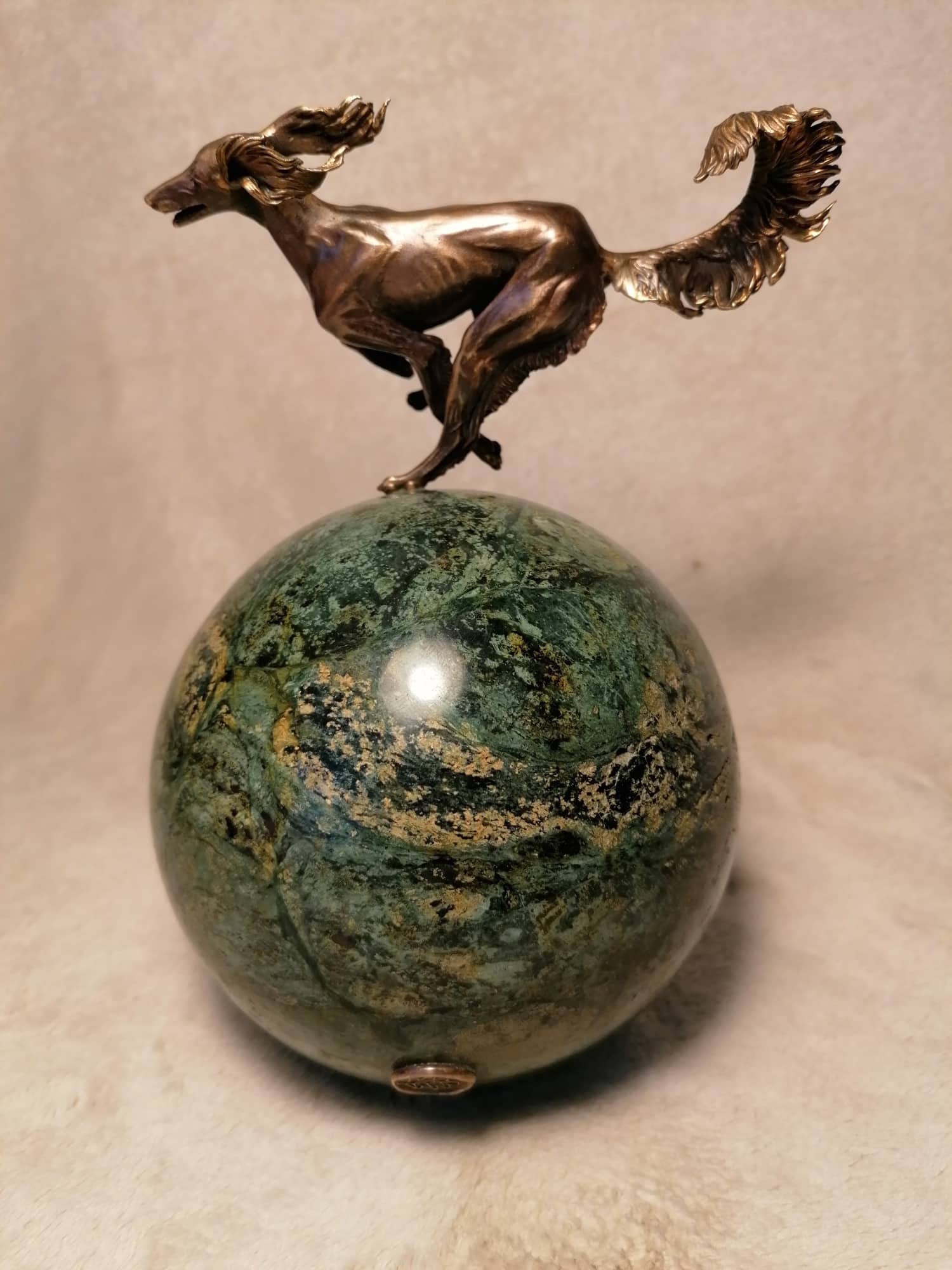 Saluki Bronze Statue ( Sprint Around the World! ) - Etsy