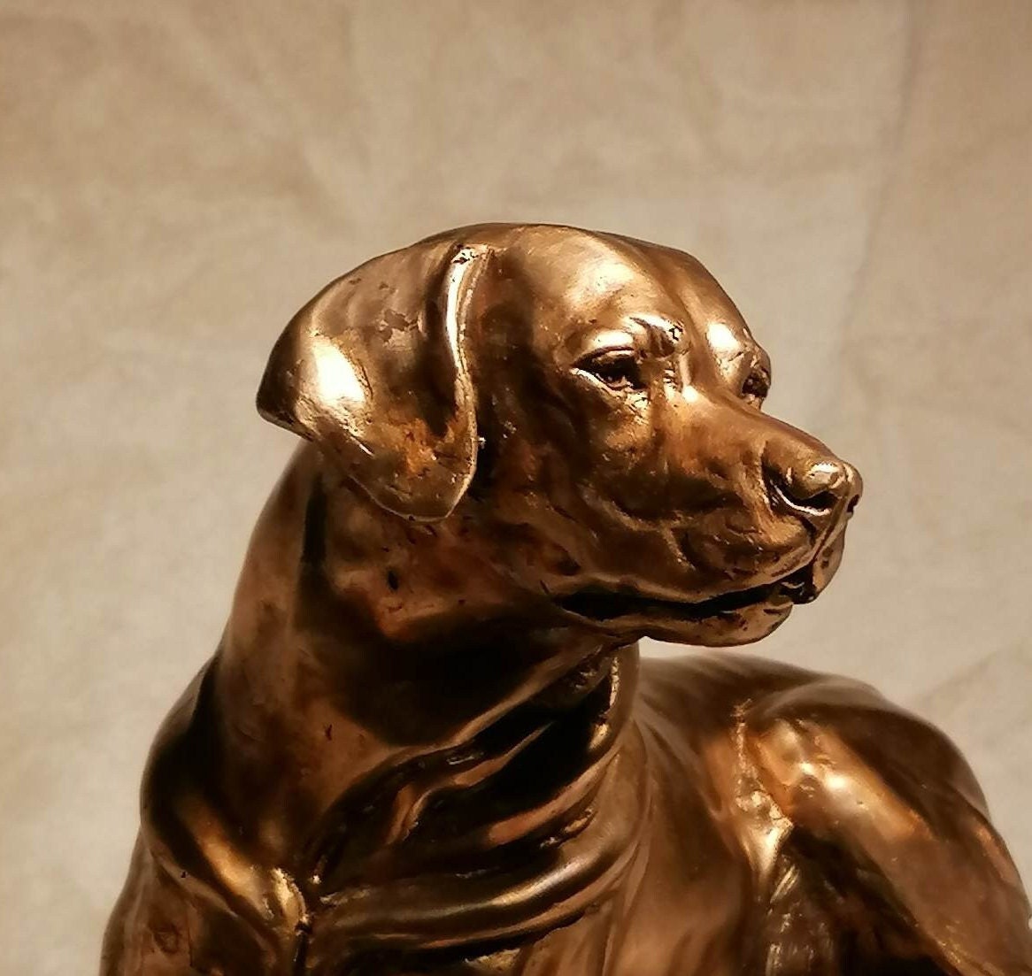 Labrador Bronze Statue - Etsy