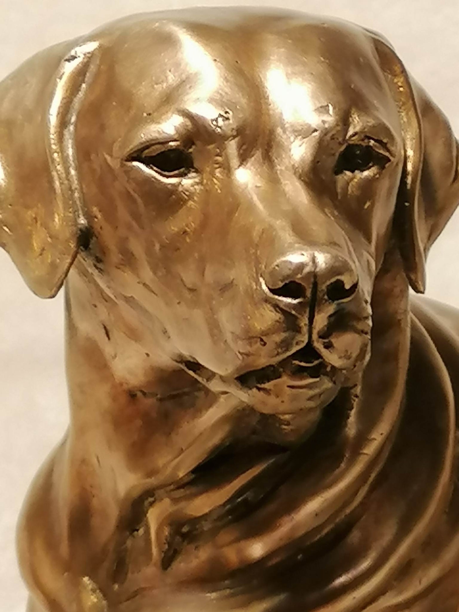 Labrador Bronze Statue - Etsy