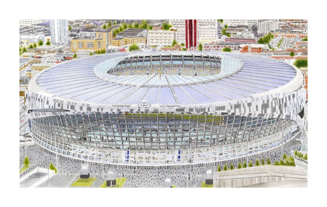 The New Tottenham Hotspur Stadium an A4 PRINT - Etsy