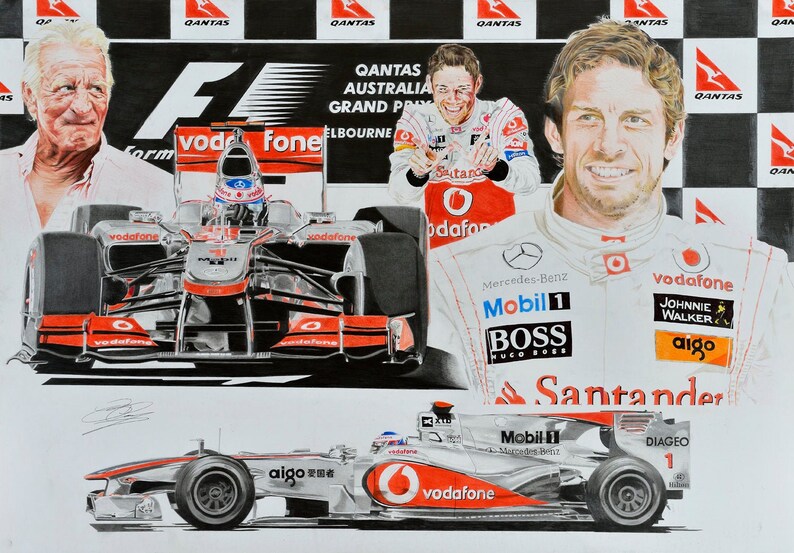 Jenson Button a Personal Tribute Montage Mclaren Mercedes With John ...
