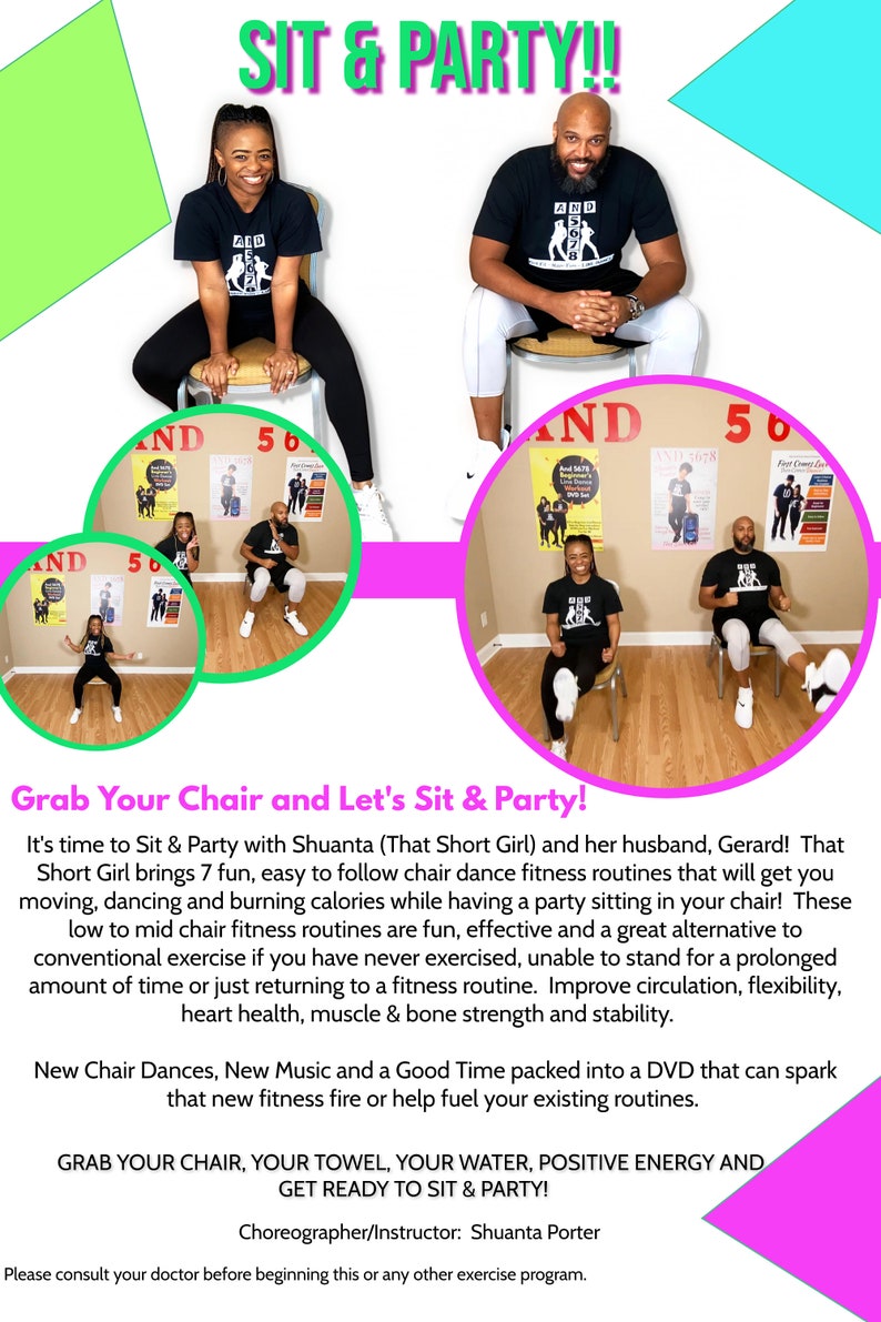 And 5678 Chair Dance Fitness for ALL DVD! (chair Exercise) - Etsy