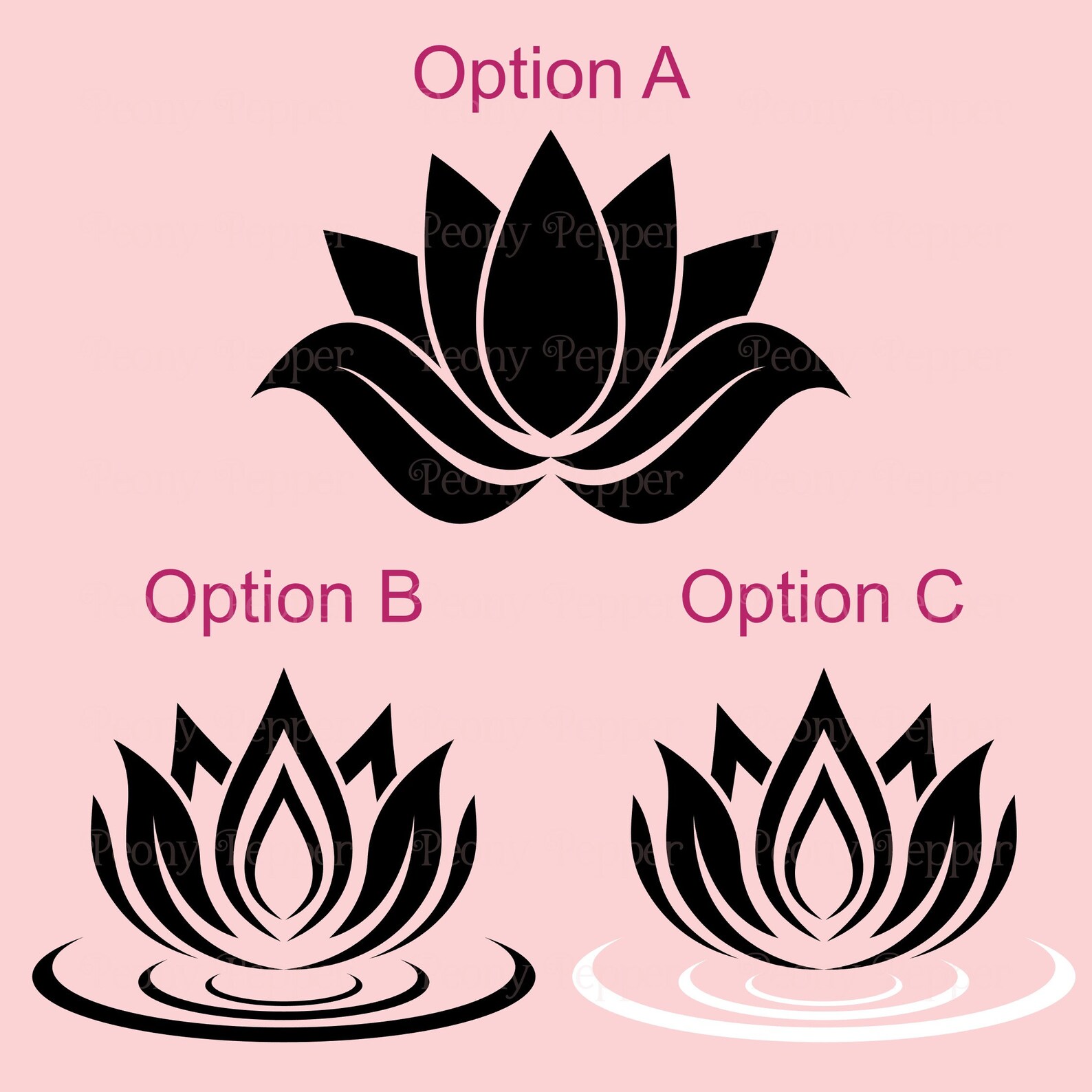 Lotus Flower Decals Flower Car Decals Car Sticker | Etsy