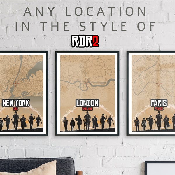 Video Game Map Prints - Etsy