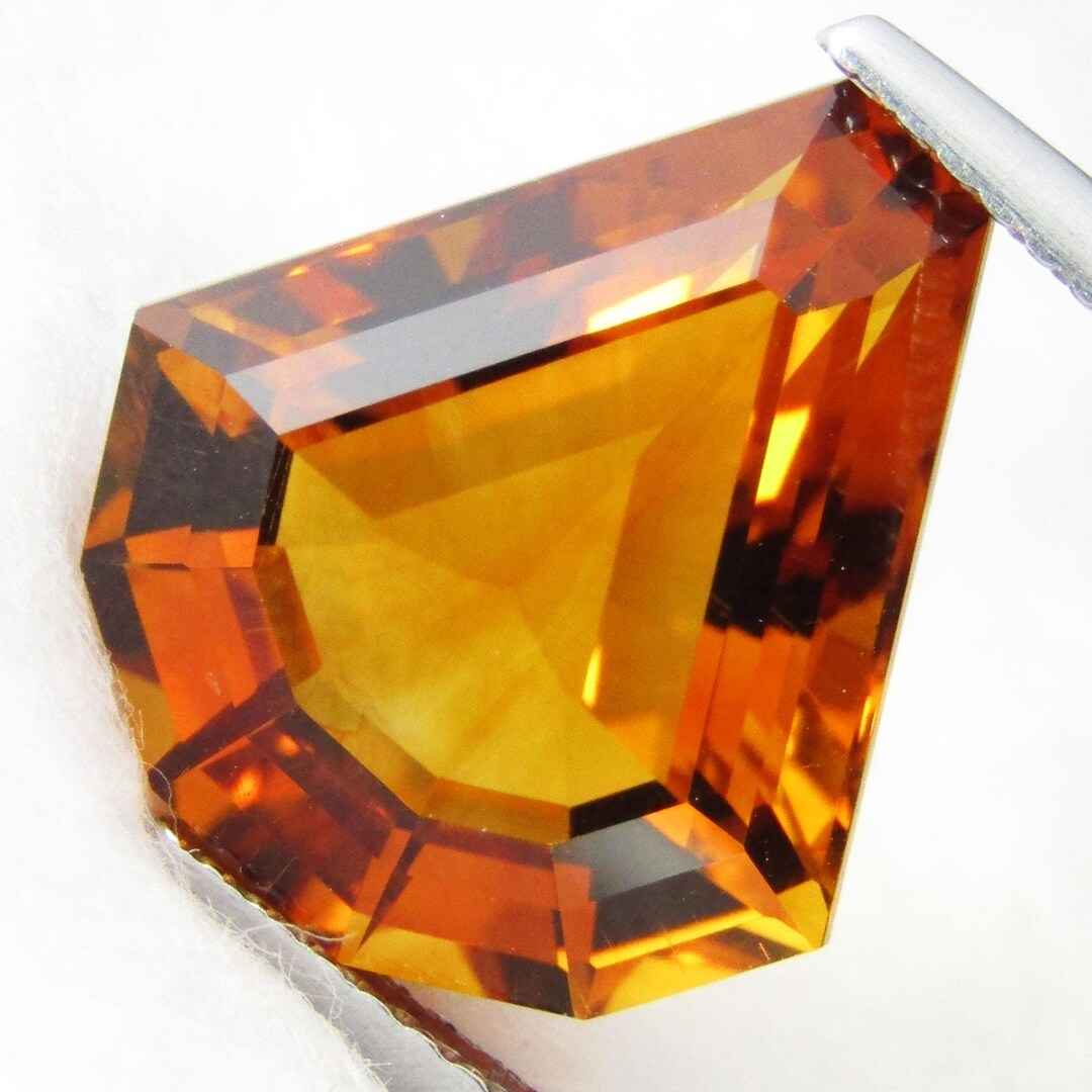 15.90cts Natural Gorgeous Nice Heart Shape Precision Cut Citrine Loose ...