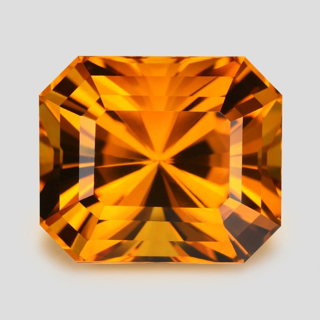 5.25cts Hi Stunning Nice Radiant Cut Citrine Loose Gemstone - Etsy