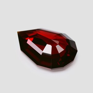 7.82cts Stunning Natural Pyrope Garnetpaer Custom Cut Loose Gemstone - Etsy