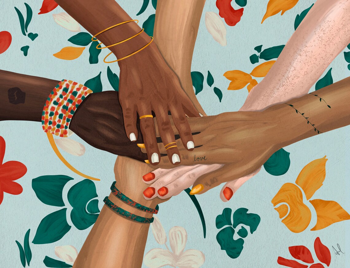 Together Art Print Set - Etsy