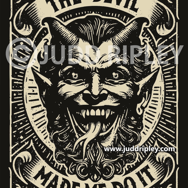 Devil Made Me - Etsy