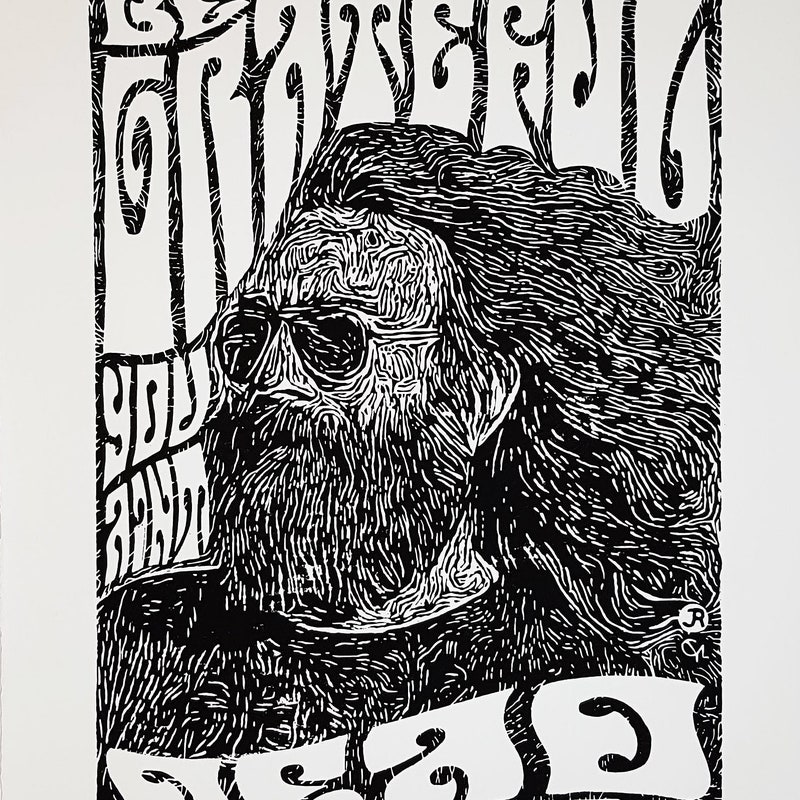 Jerry Garcia - Etsy