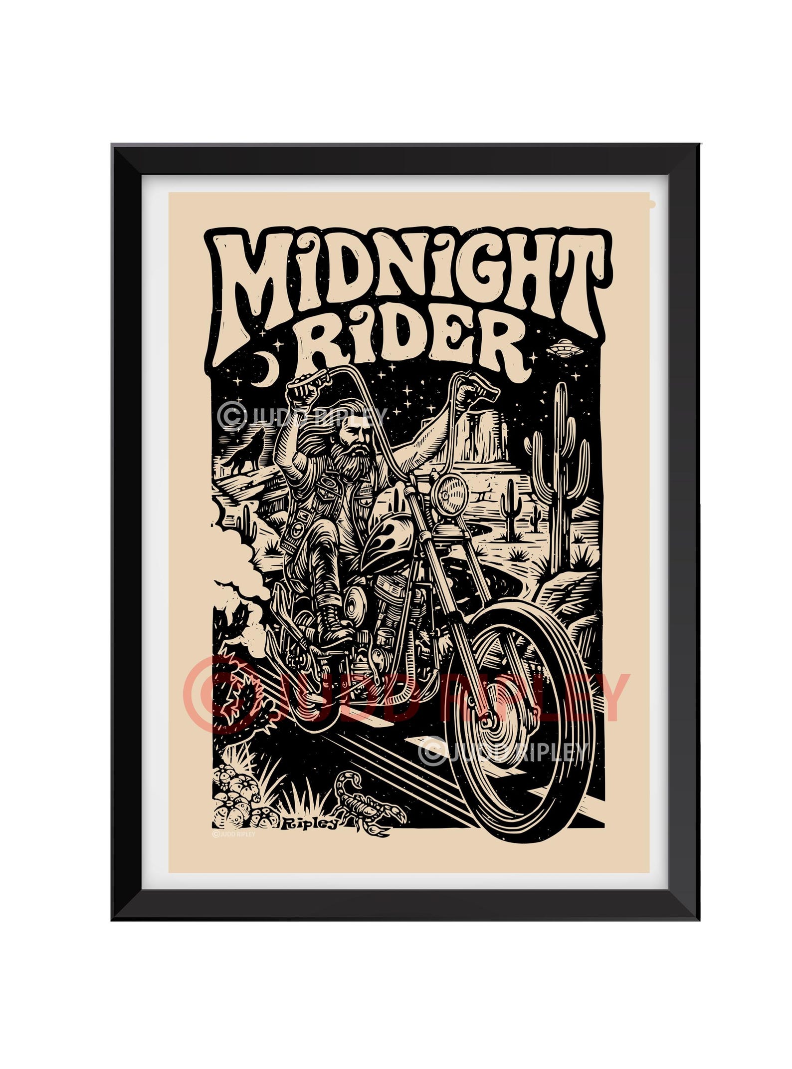 70s Harley Davidson Panhead Art Print | Vintage Motorcycle Poster - Etsy