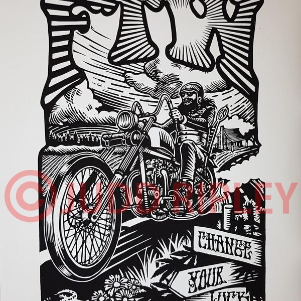 Triumph Motorcycle - Etsy