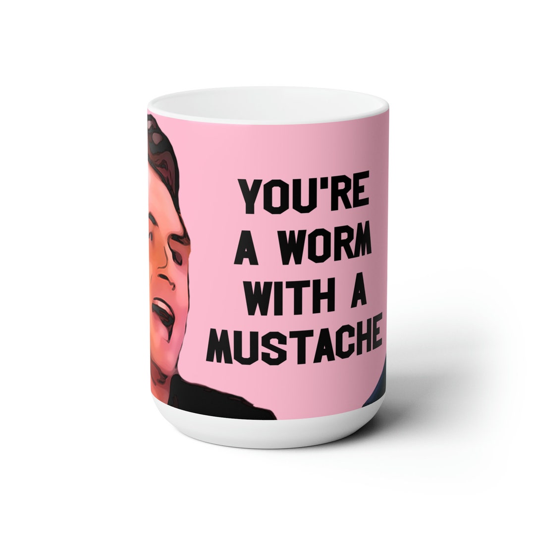 James Kennedy Worm With A Mustache Vanderpump Rules Gift Ceramic Mug ...