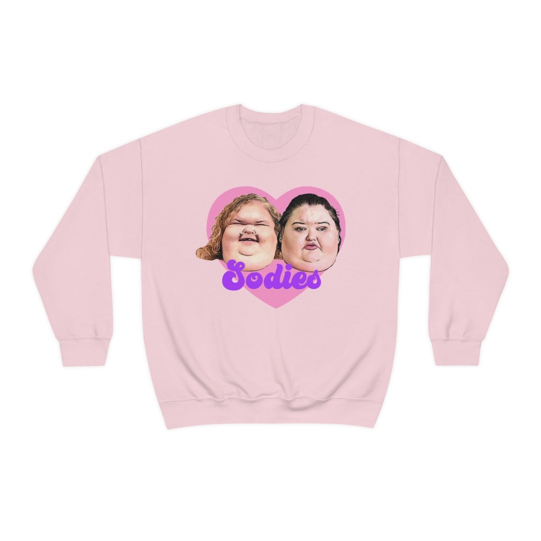 Sodies Amy and Tammy Slaton 1000lb Sisters Pink Heart Unisex Heavy ...