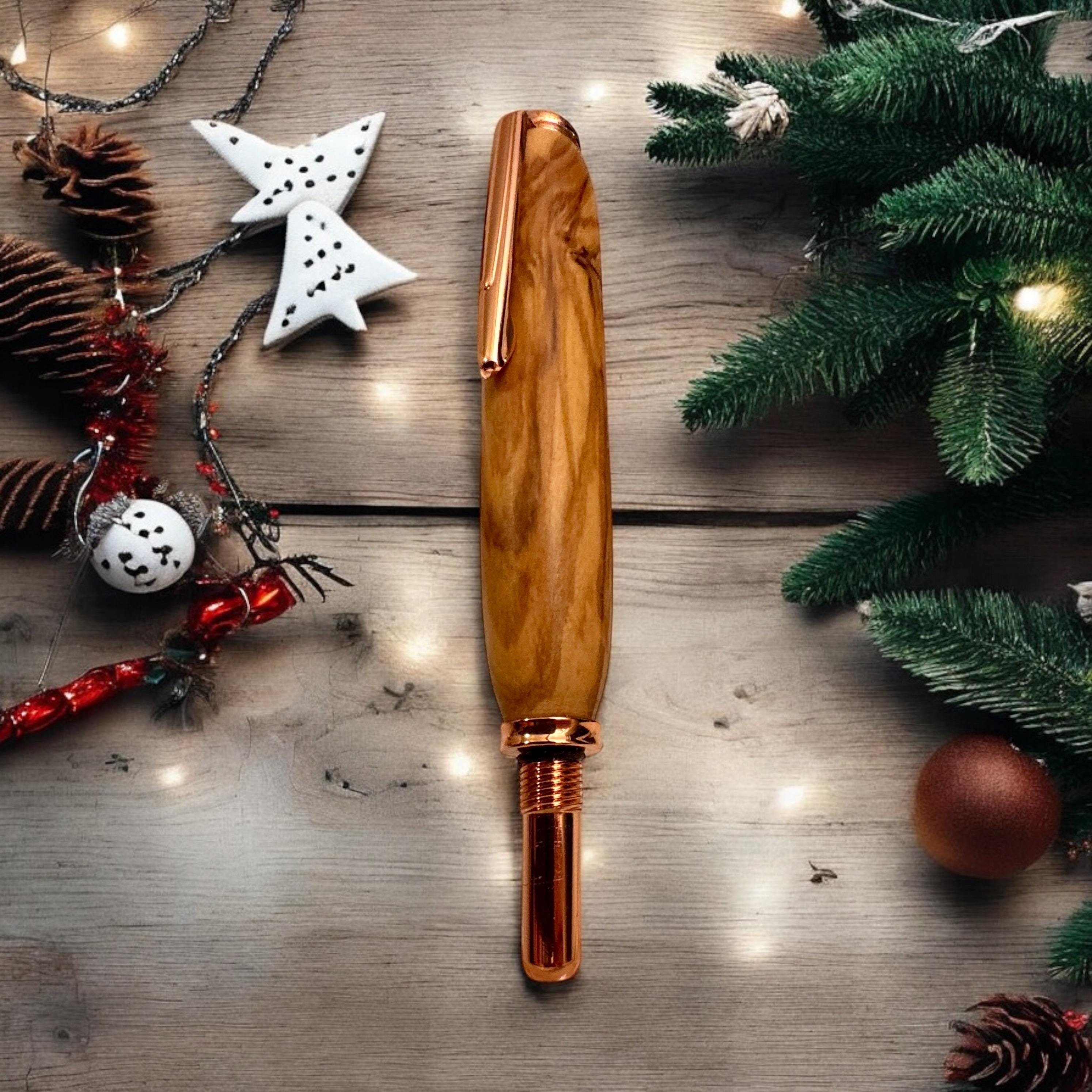 Seam Ripper 24ct Gold-plated with Olive figured hardwood handle ...