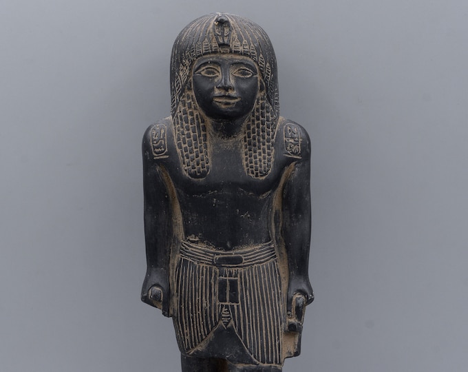 Unique Statue of Egyptian Art Pharaoh Seti II Heavy Black | Etsy