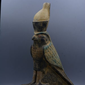 Statue Horus Falcon Bird Headed God of Sky Unique Art - Etsy