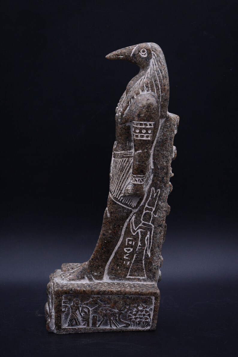 Egyptian Art Statue God of Knowledge Thoth Stone 4 Style Made - Etsy