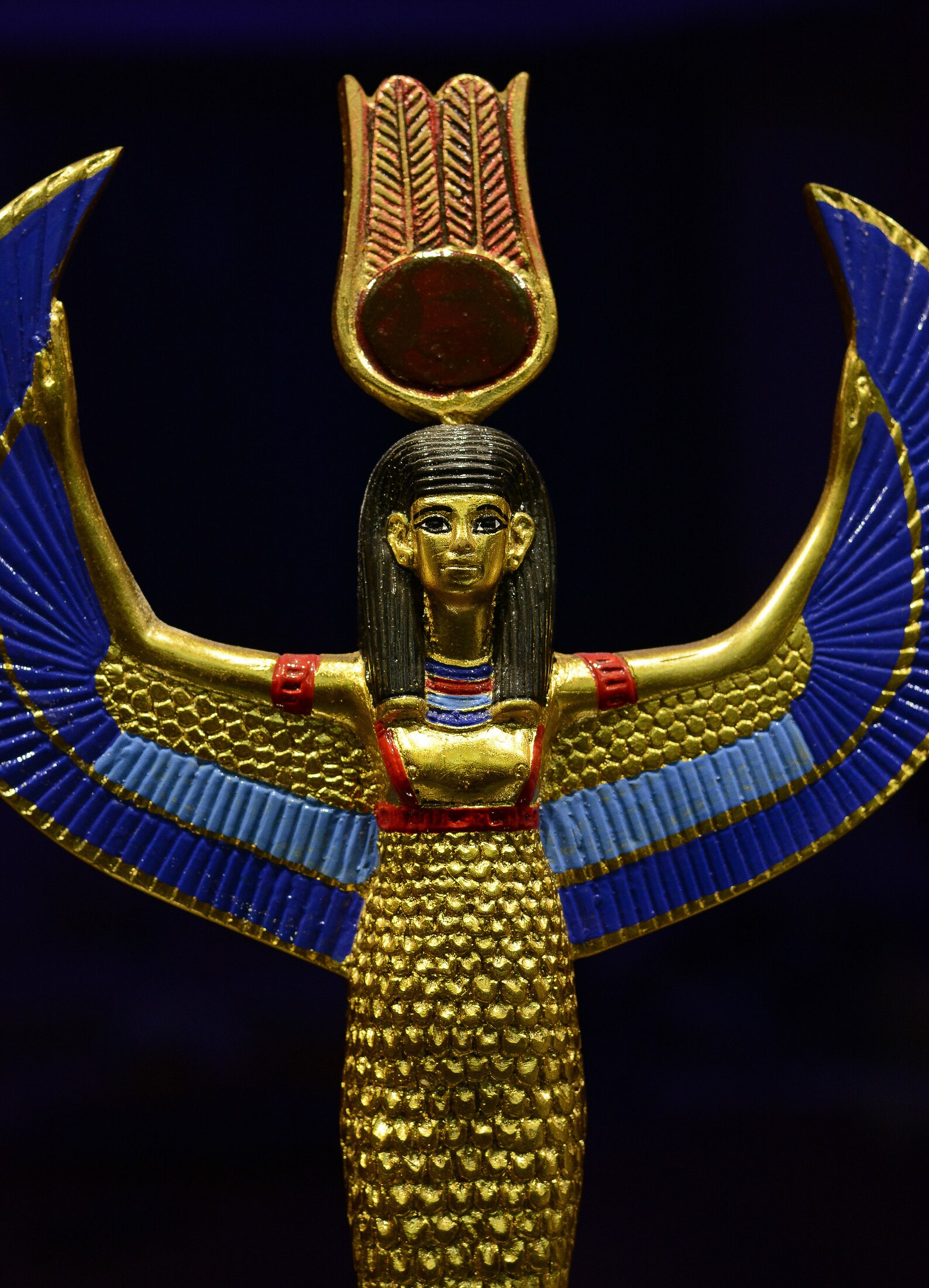 Unique Statue Isis Wings Goddess of Healing and Magic Hand - Etsy