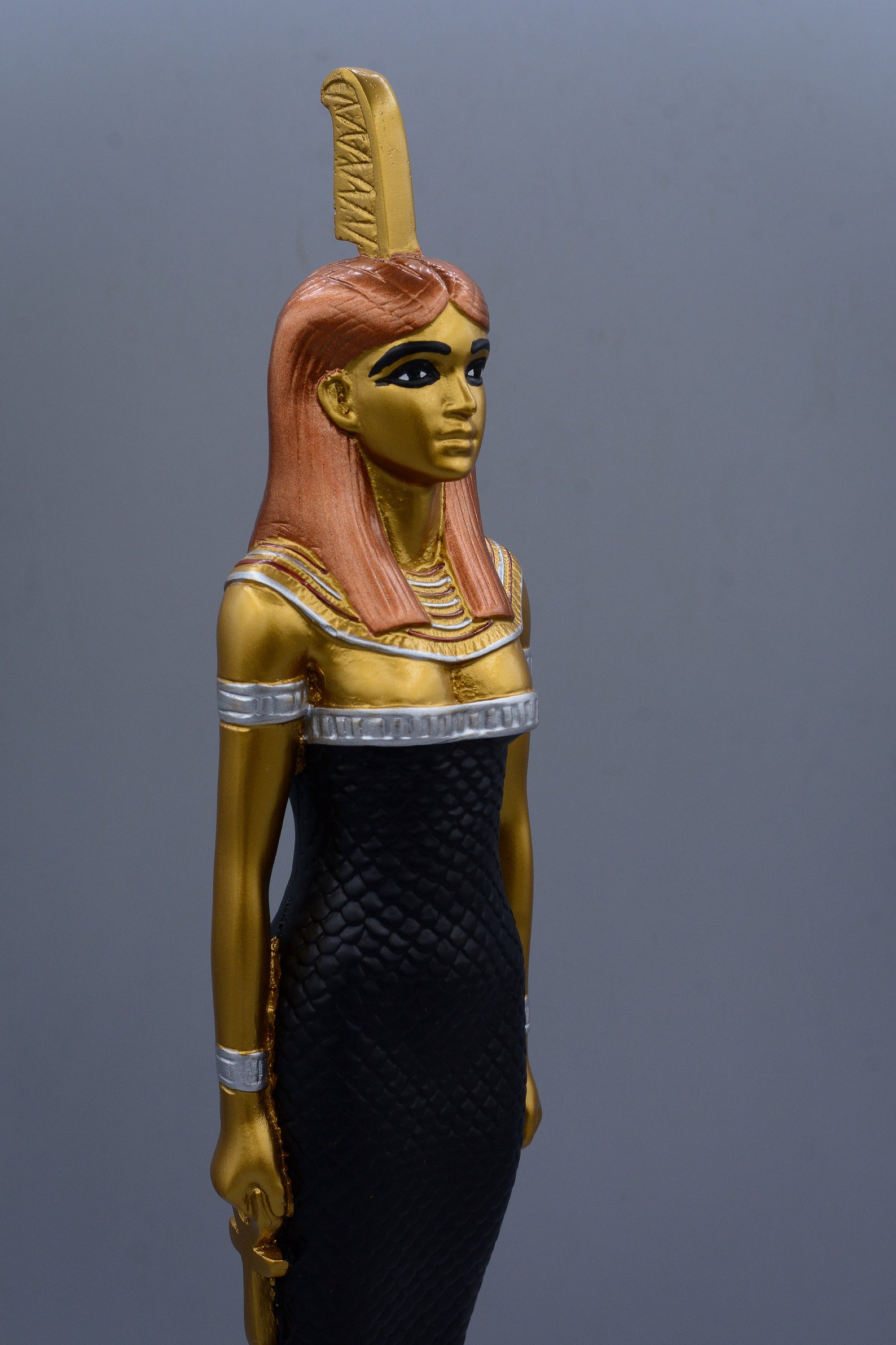 Unique statue of ma'at Goddess of Balance and Truth large | Etsy