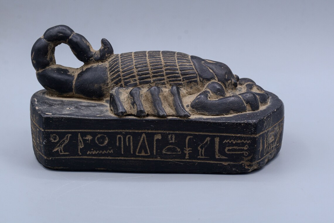 Unique Egyptian Art Serket the Scorpion Goddess Sculpture 2 Style Large ...