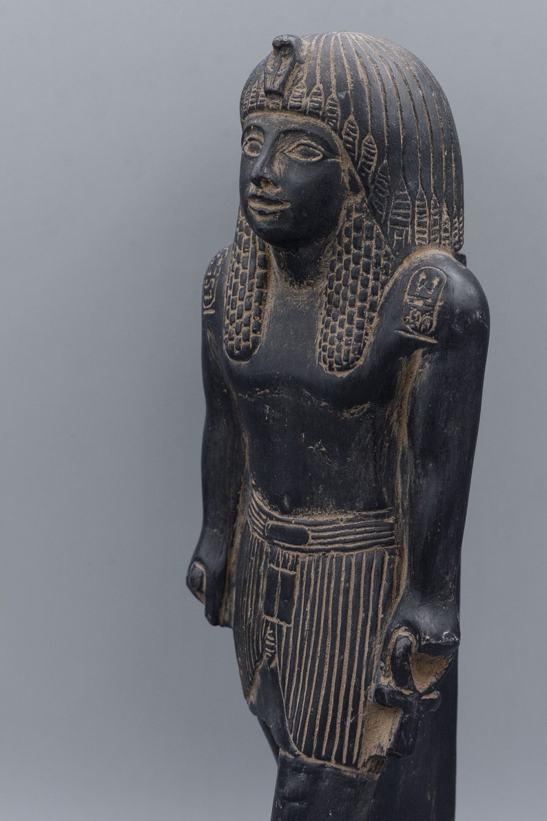 Unique Statue of Egyptian Art Pharaoh Seti II Heavy Black - Etsy