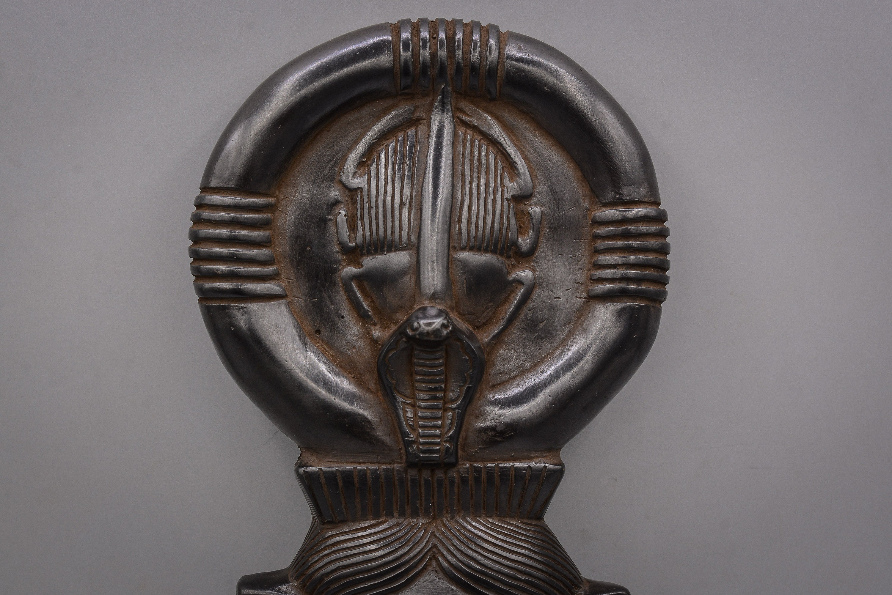 The Ankh Black Goddess Hathor Cow's Ear Key of Life With Scarab Made in ...