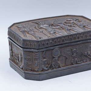 Egyptian Art Box Decorative Pharaonic Black Made in Egypt - Etsy