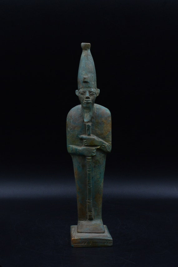 Unique Ancient Egyptian KING SENUSRET I Vintage Carved Stone | Etsy