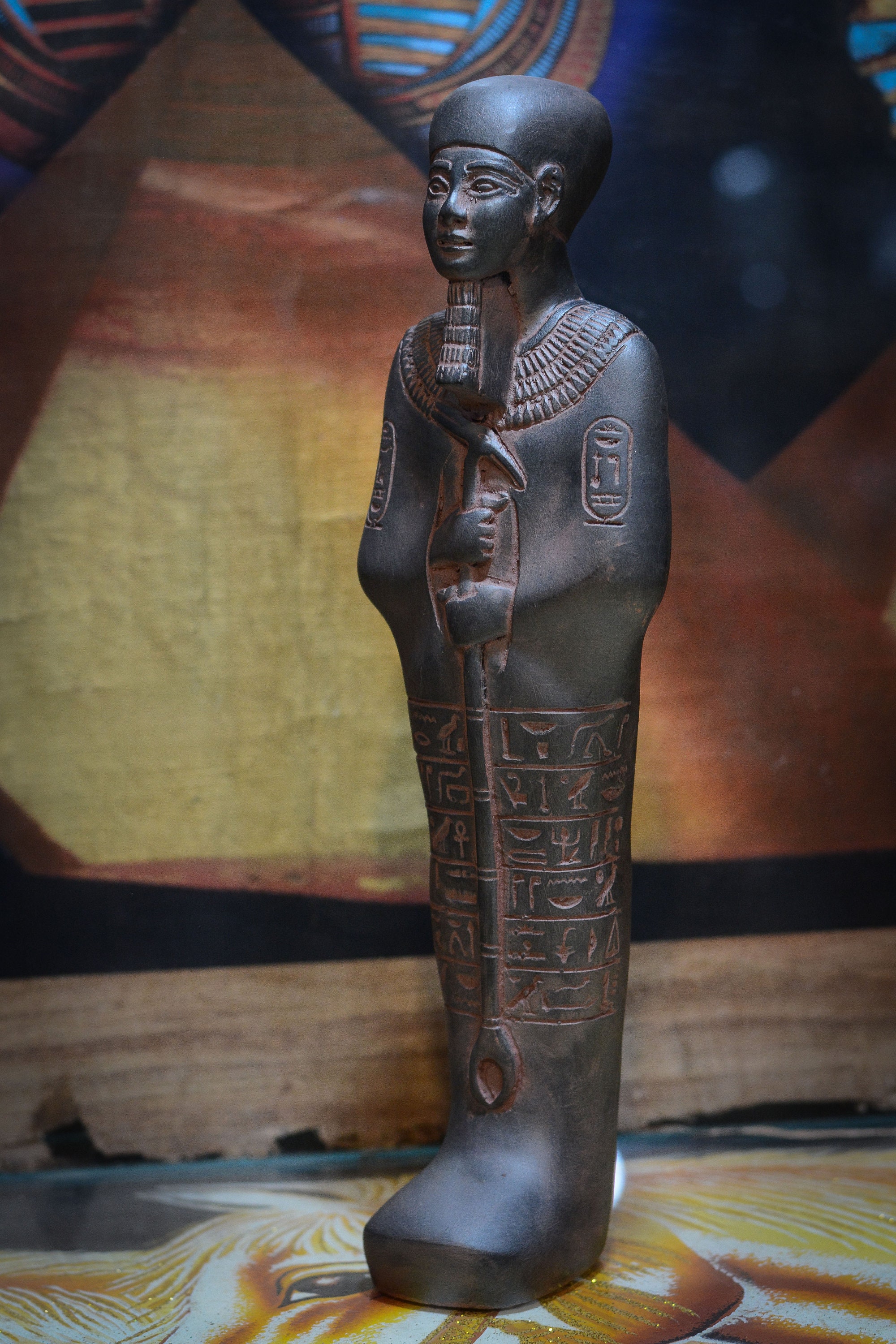 Statue of Ptah Sculpture God of Memphis and Craftsmen Black | Etsy