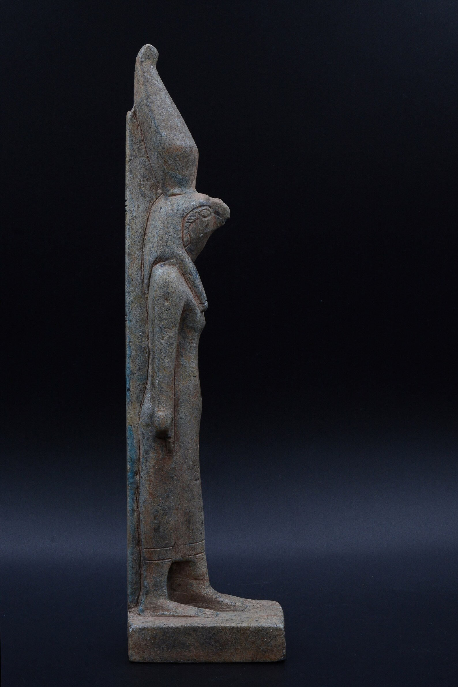 Statue of Egyptian Falcon Bird God Horus Stone Made in Egypt | Etsy