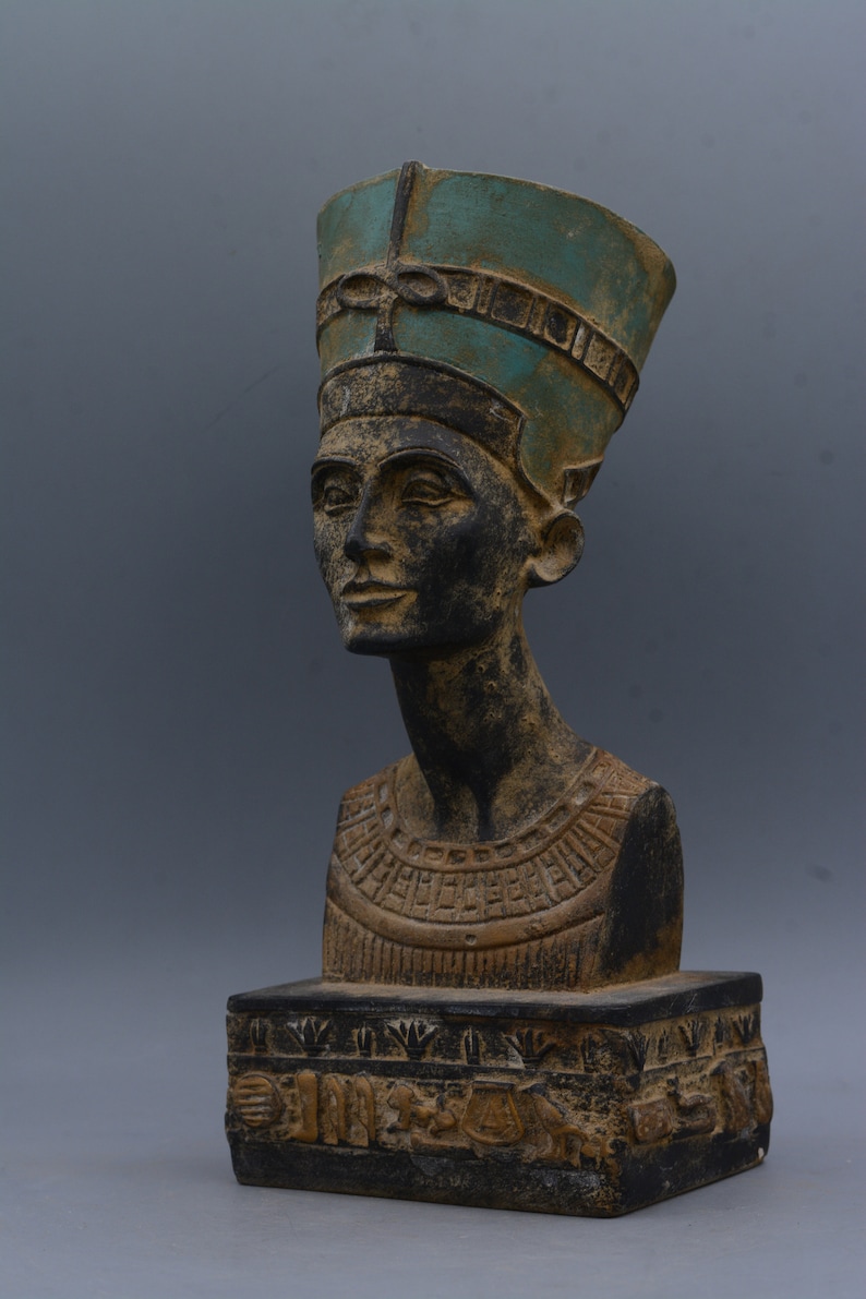 The Beauty of Queen Nefertiti's Bust, Egyptian Artifact, Nefertiti Bust ...