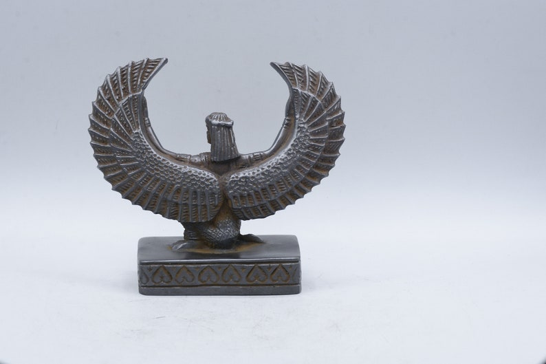 Egyptian Goddess Isis Wings of Protection Black 2 Size Made in | Etsy