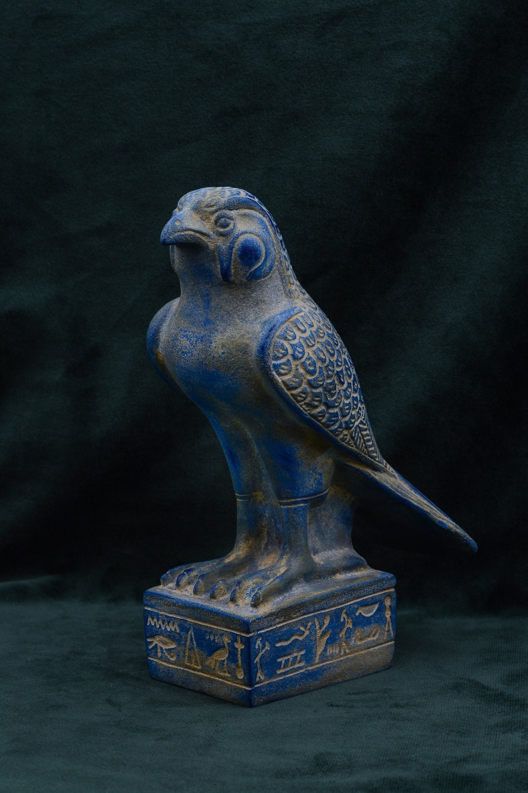 Statue Horus Falcon Bird Headed God of the Sky Unique Sculpture ...