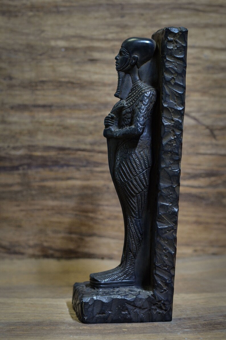 Statue of Ptah Stela Relief God Craftsmen Unique Heavy Black | Etsy