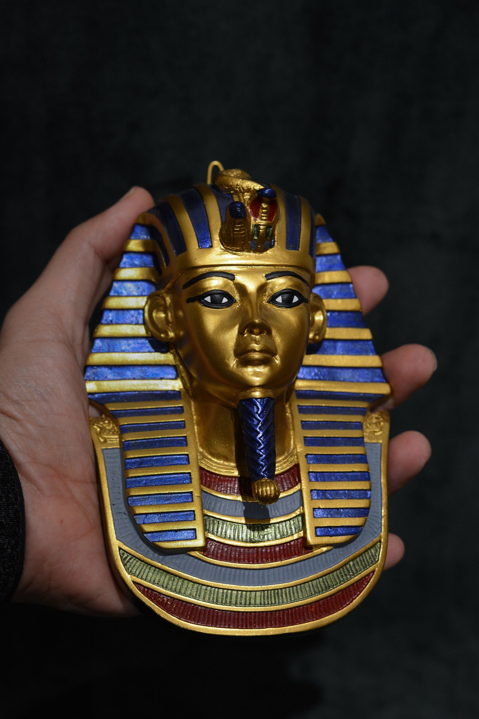 Unique Ancient Egyptian King Tutankhamun Mask Hand Painted 2 Size ...