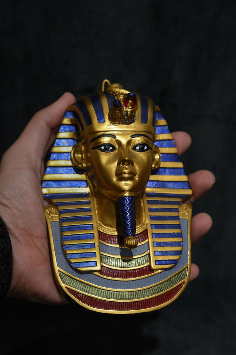 Unique Ancient Egyptian King Tutankhamun Mask Hand Painted 2 Size ...