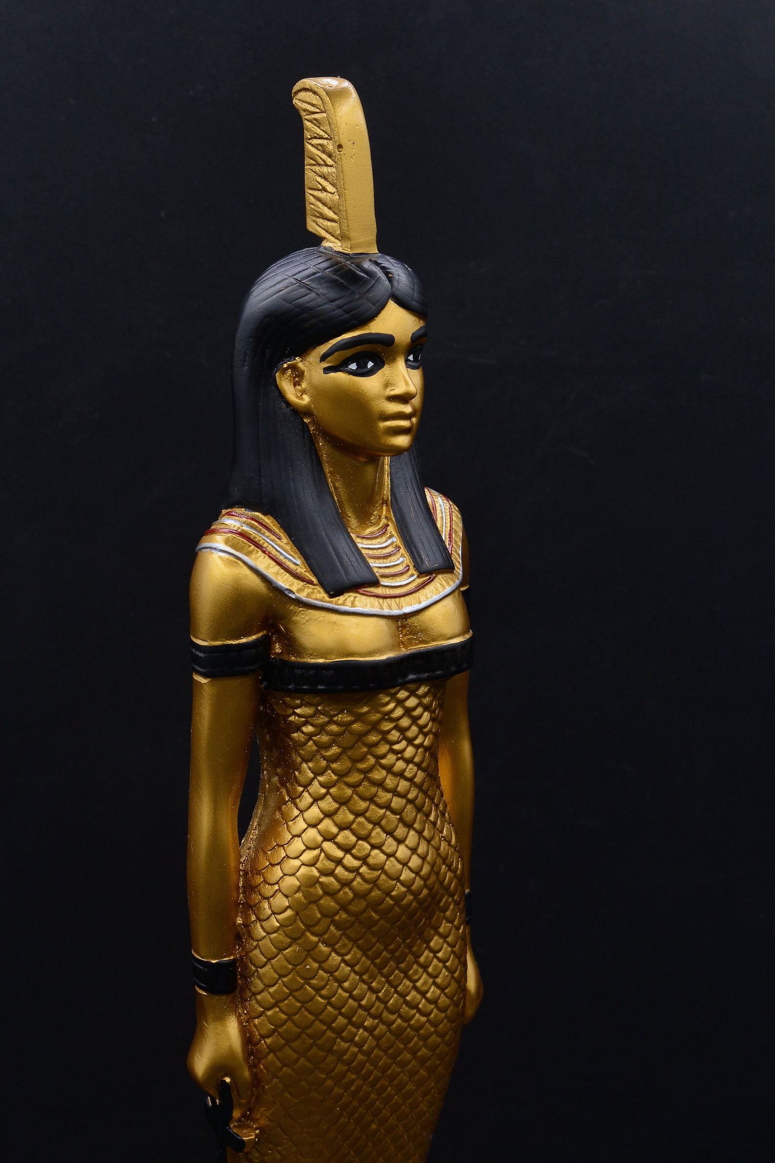 Unique statue of ma'at Goddess of Balance and Truth large | Etsy