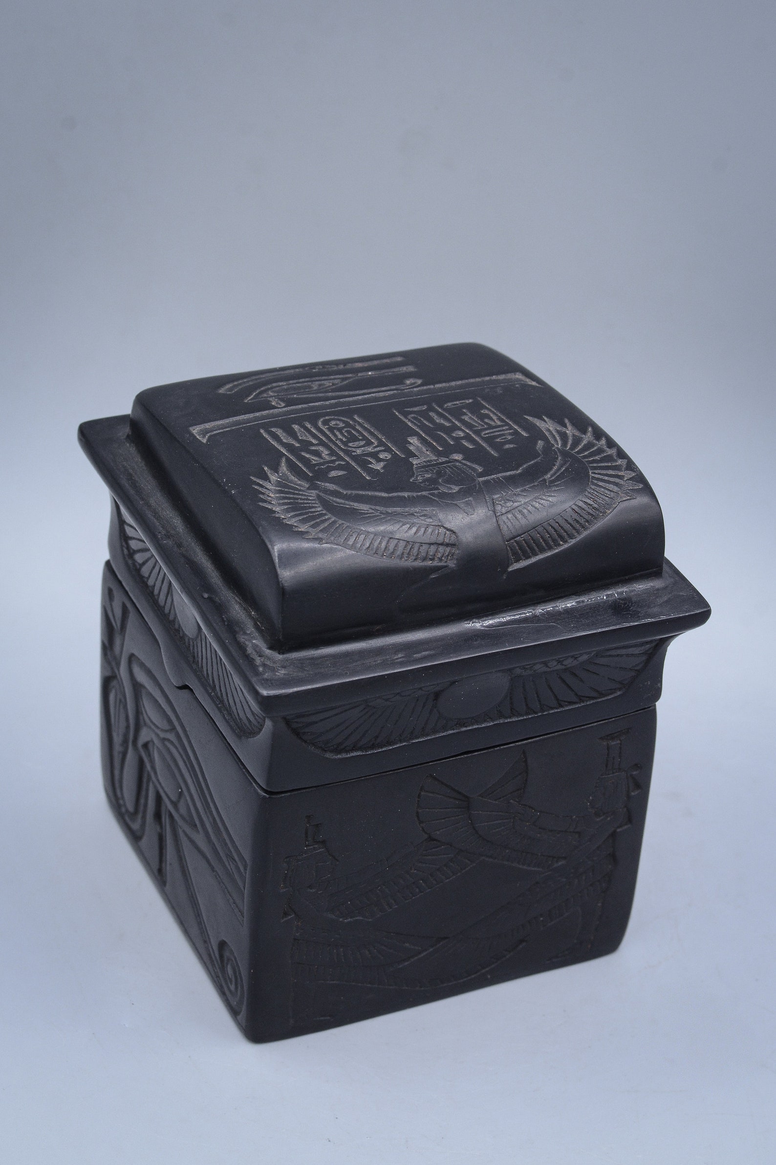 Canopic Box Jars 4 Art Pharaonic 2 Color Carved Inscriptions - Etsy