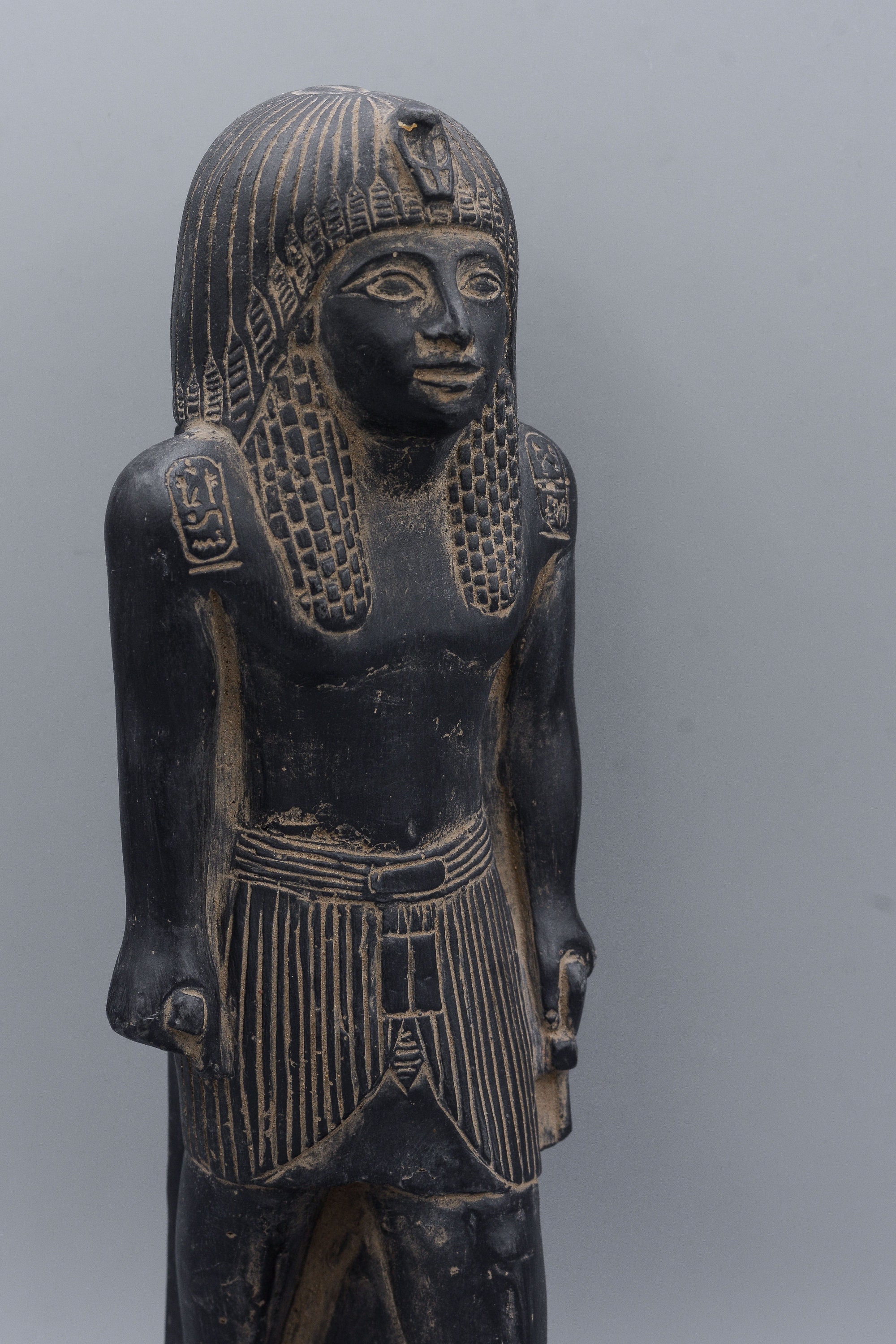 Unique Statue of Egyptian Art Pharaoh Seti II Heavy Black - Etsy