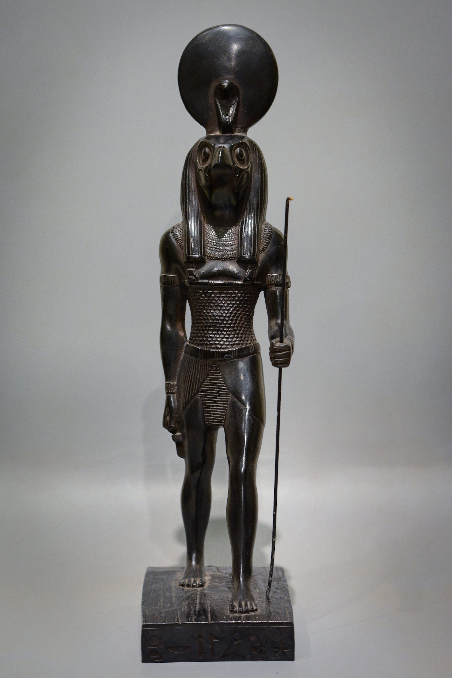 Statue of Ra Harakhte Sun God Crowned With a Solar Disk Unique - Etsy