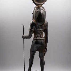 Statue Thoth God of the Moon and Wisdom Black Large Ancient Egyptian ...